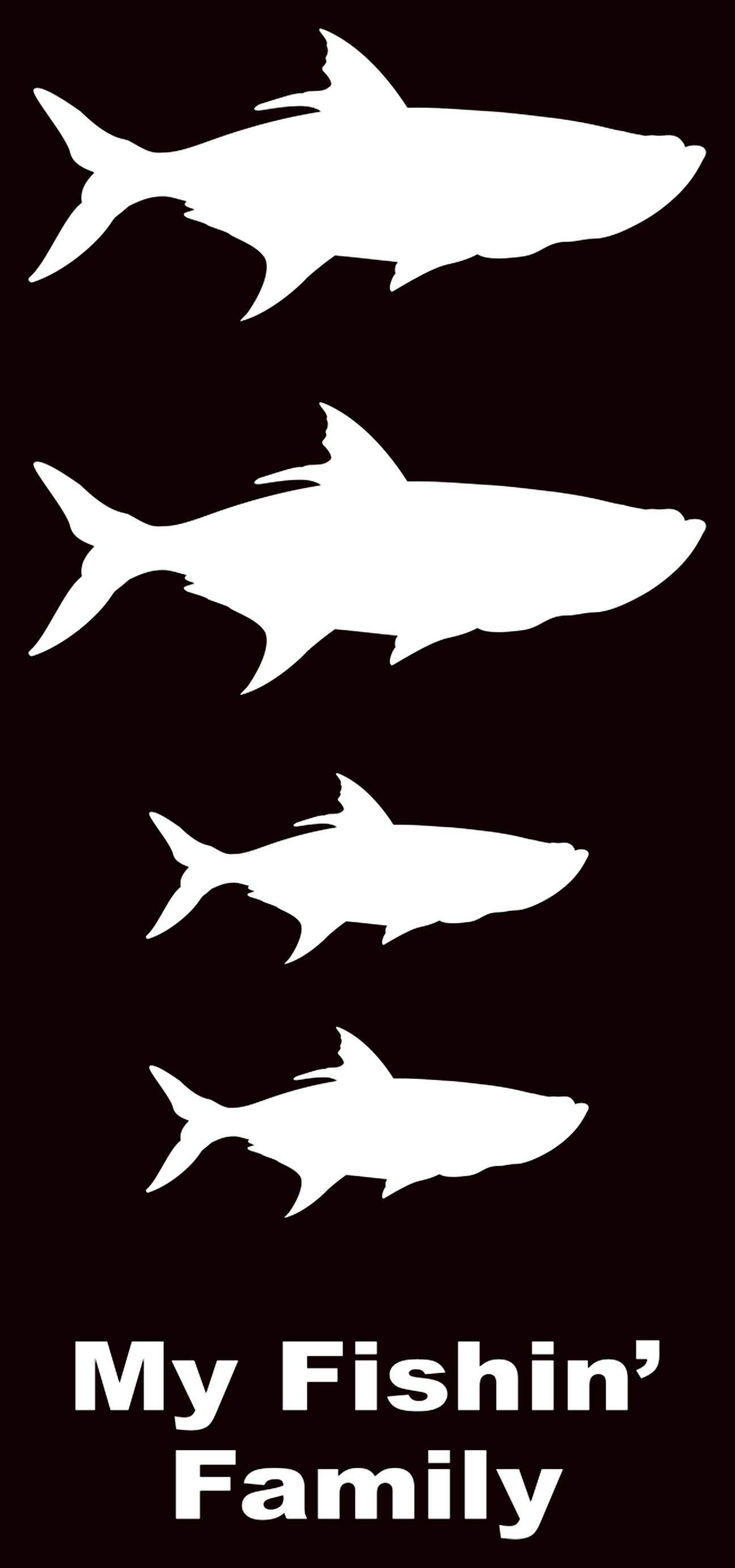 Sticky-Fish My Fishin' Family Tarpon Vinyl Decal | Bass Pro Shops